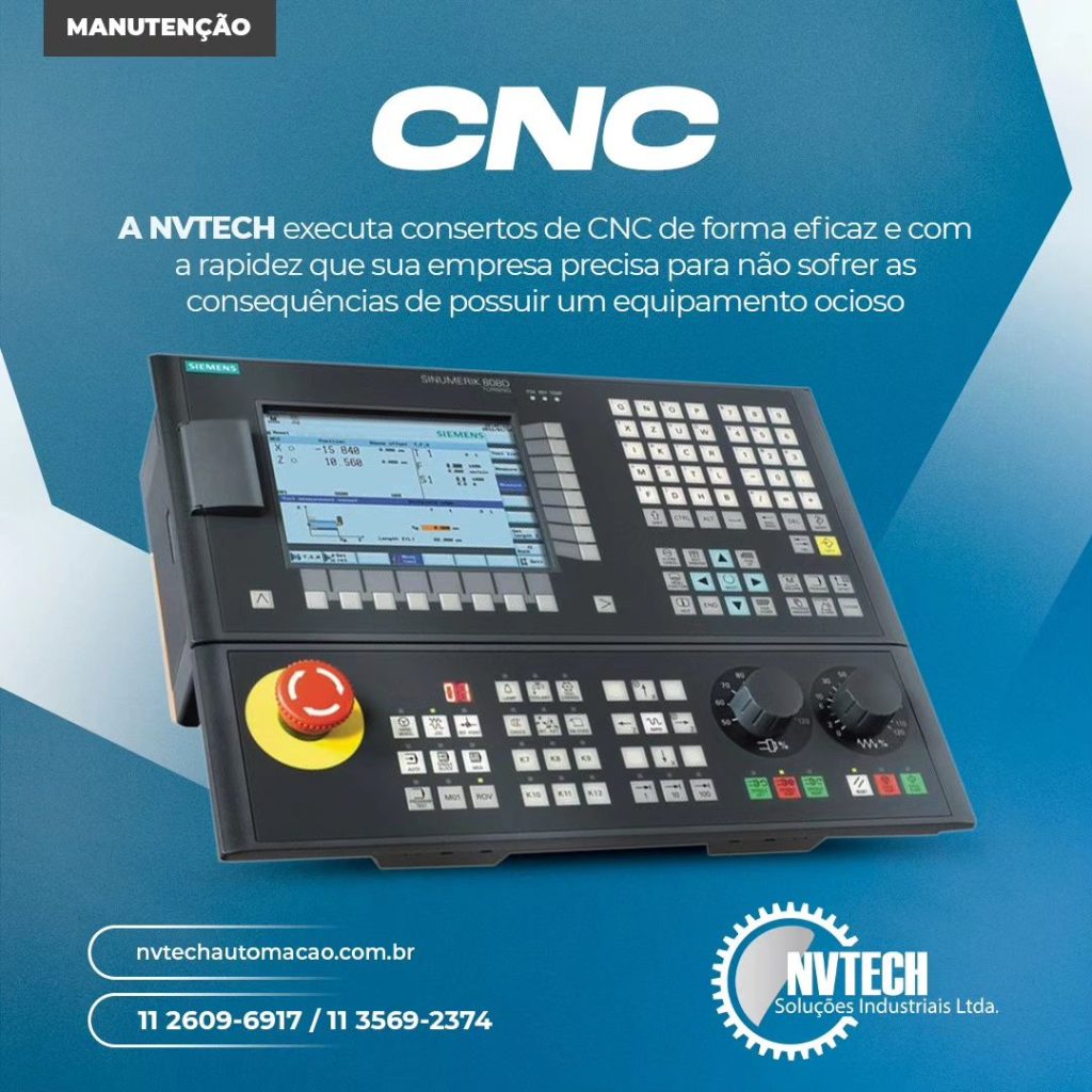 Soluções ágeis e eficientes para reparos de CNC – NVTECH